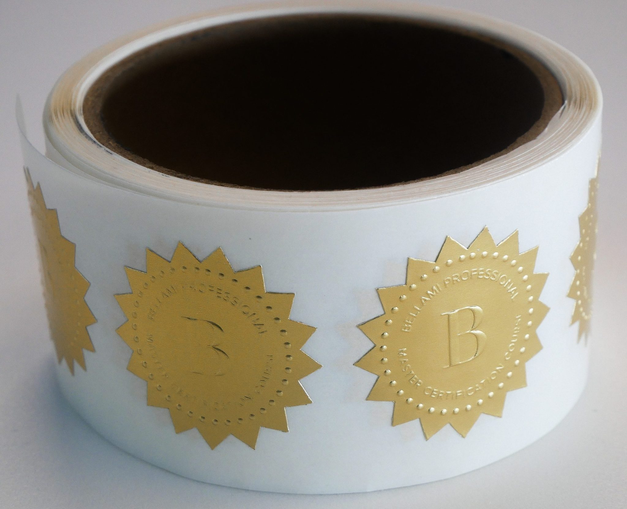 Custom Embossed Foil Stickers | Order Gold Foil Stickers